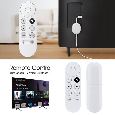 New Replacement For Chromecast With Google TV Voice Bluetooth IR Remote ...