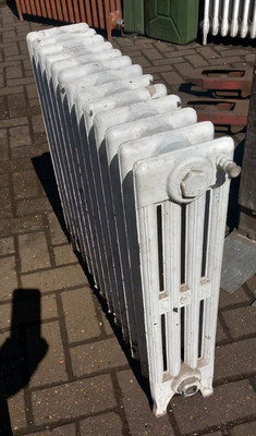 Cast Iron Radiators 24" HIGH 13 SECTION 4 COLUMN - ARC - 4225 Btu's ...