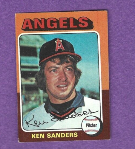 1975 Topps #366 Ken Sanders Angels (set filler) | eBay