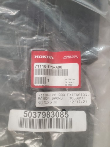 Extension, FR. Bumper (Lower) Honda 71110-TP6-A00 10-12 Honda Crosstour ...