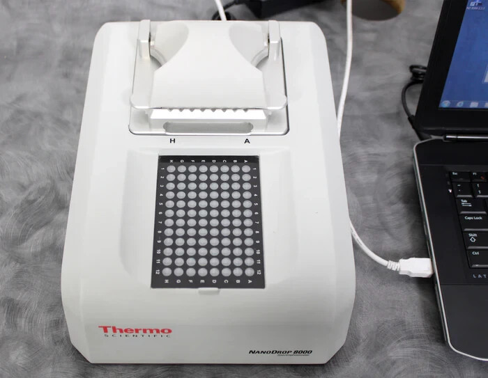 NANODROP 8000 UV-VIS SPECTROPHOTOMETER ND-8000 w/ PC & warranty | eBay