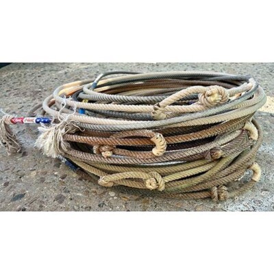 FIVE Used Lariat Team Ropes Good For Décor or Roping Practice | eBay