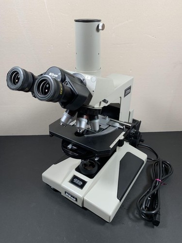 Nikon Rare Phase Contrast Trinocular Microscope Used Optical System ...