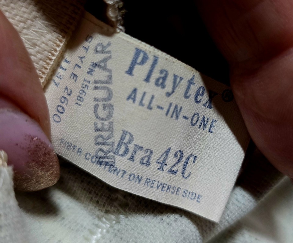 Vintage Playtex All In One Rubber Girdle Sz 42C Creamy Pink 1960s | eBay