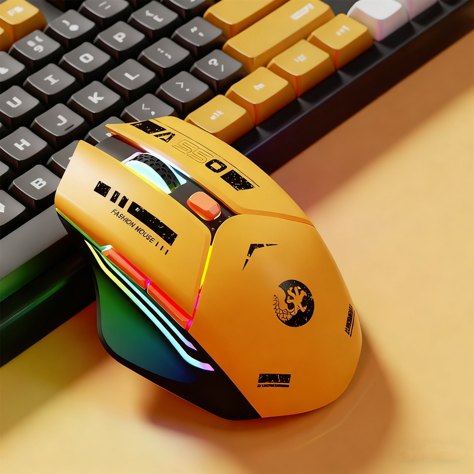 2.4GHz Wireless Optical Mouse Mice 6 Buttons & USB Receiver For Laptop ...