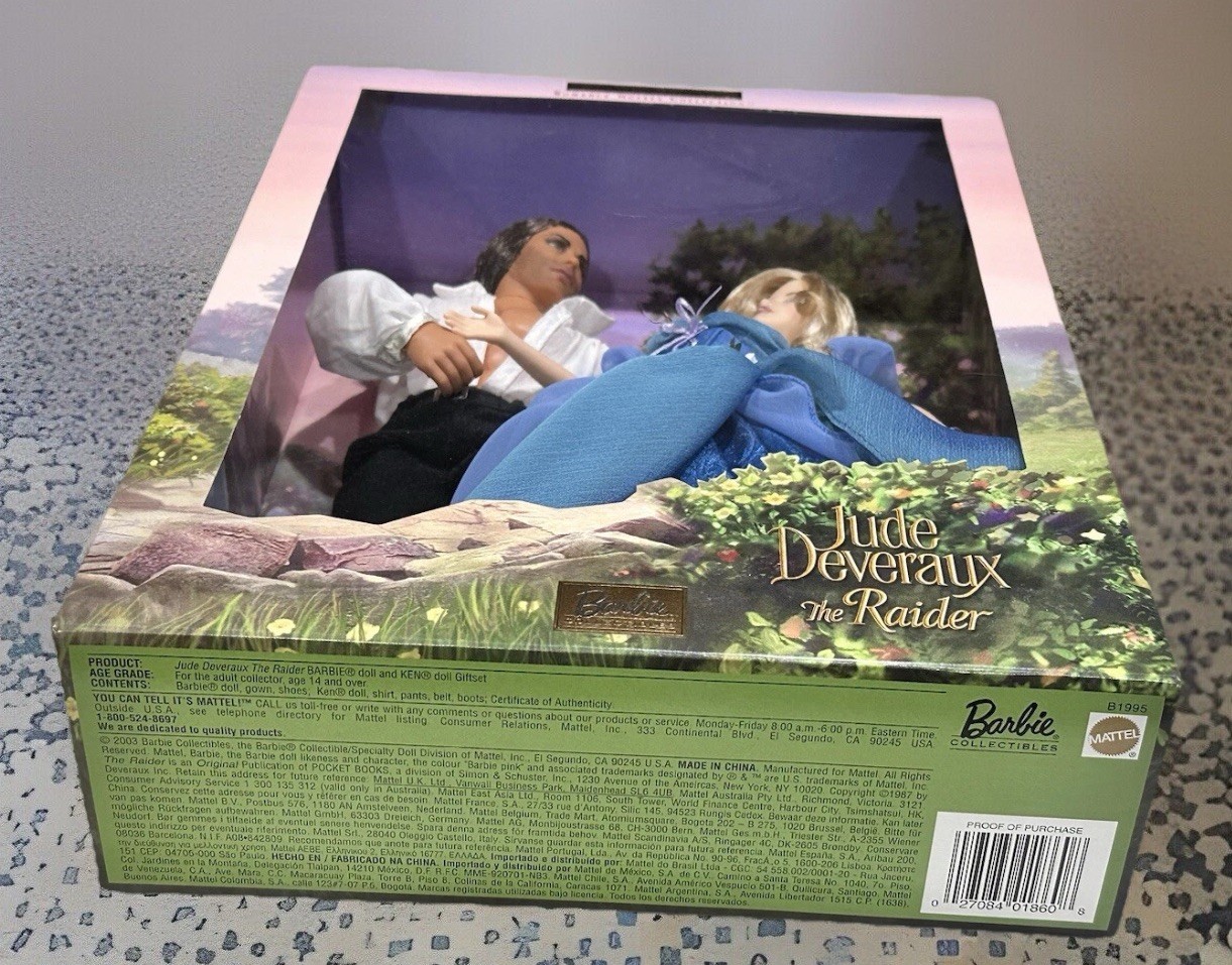 Jude Deveraux The Raider Barbie & Ken Doll Giftset Mattel B1995 NRFB ...