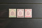 Negri Malaya Scott # 5-7 VF OG Hinged British Colony Stamps Cat $85 ...
