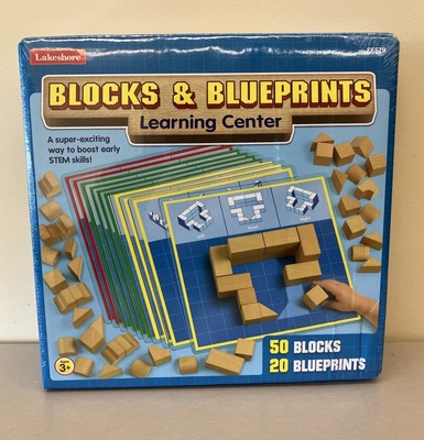 Lakeshore Blocks & Blueprints Learning Center FF579 NEW Sealed Building ...