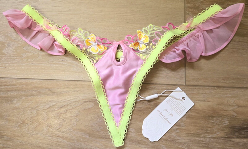 NWT for Love & Lemons Victoria's Secret Sunset Butterfly Ruffle String ...