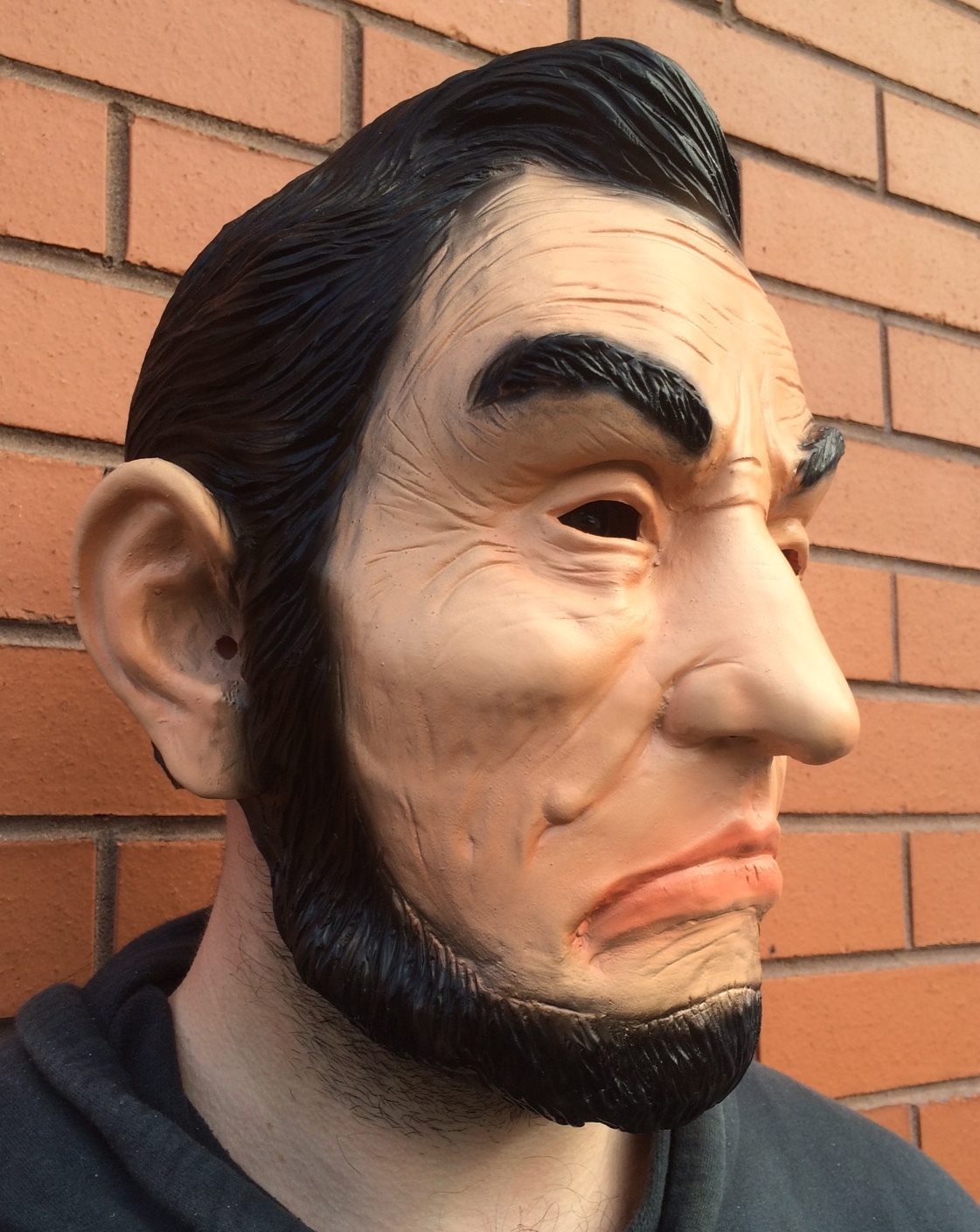 Abraham Lincoln Mask Abe Halloween President Election Year Latex The ...