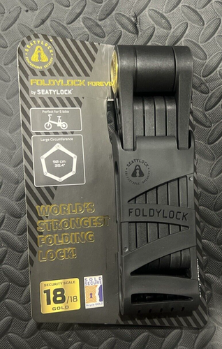 FoldyLock Forever Folding Bike Lock By Seatylock 90cm | eBay