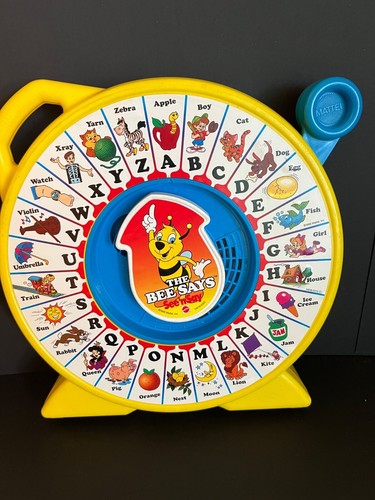 Vintage The Bee Says See 'n Say Alphabet Toy by Mattel, Good Condition ...