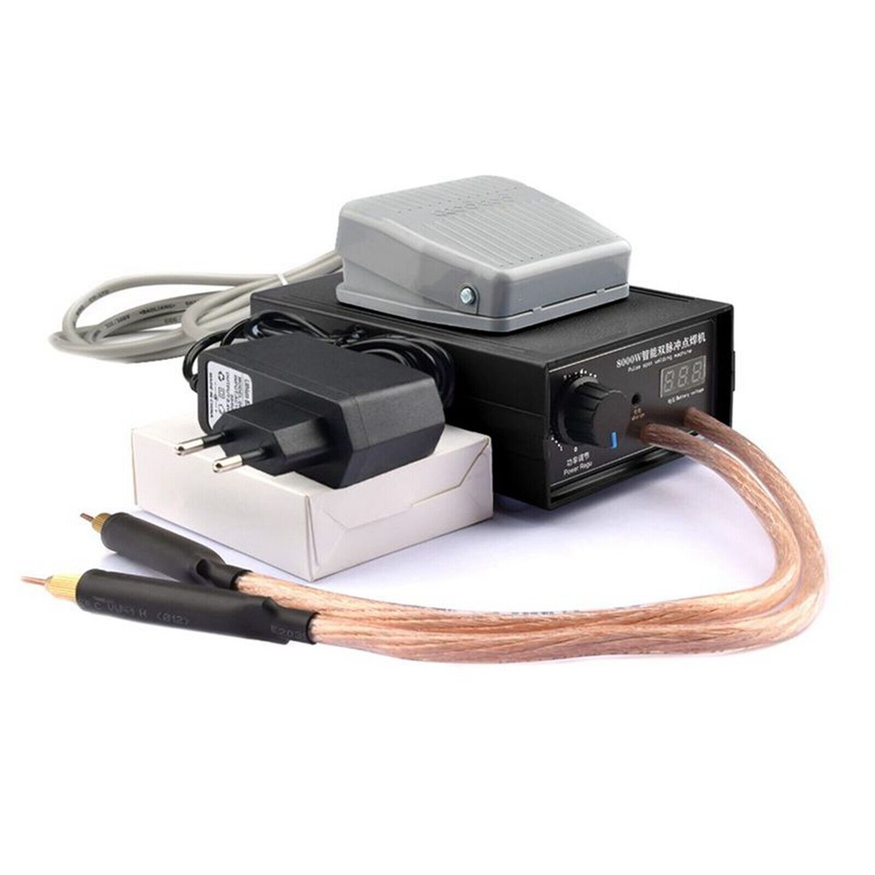 8000W Mini Spot Welder Machine DIY Kit 18650 Battery Spot Welding Pen ...