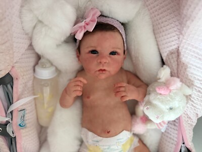 Chloe full body girl linda murray reborn newborn baby like silicone ...