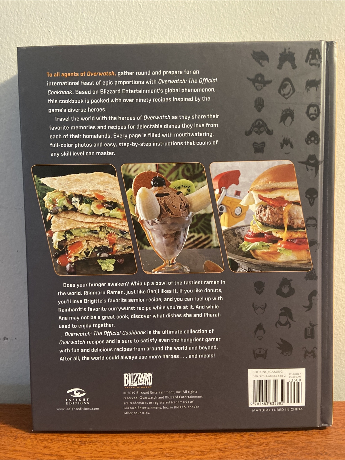 Overwatch: the Official Cookbook (Hardcover, 2019) 9781683835882| eBay