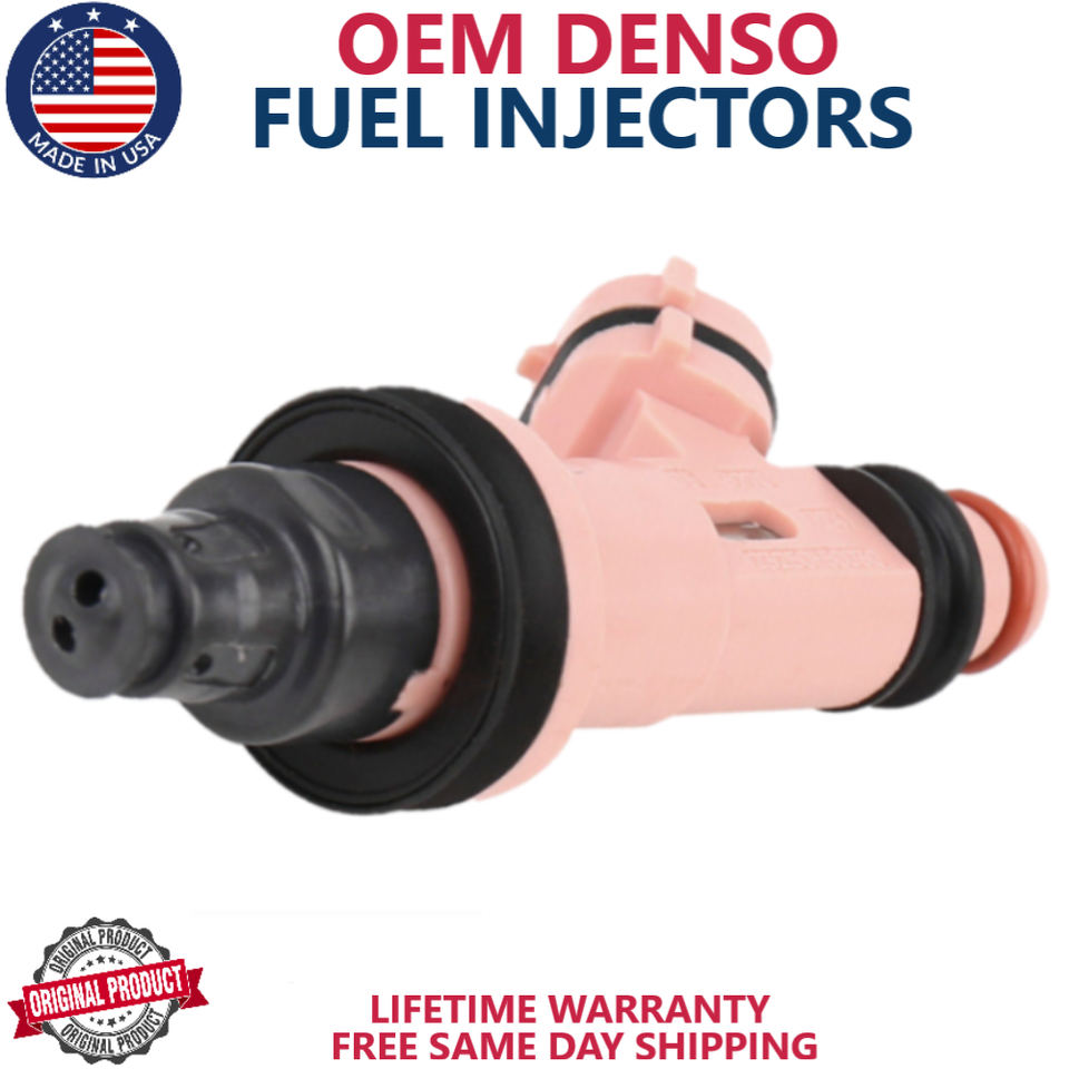 NEW x8 GENUINE DENSO Fuel Injectors For 1998, 1999, 2000 Lexus LS400 4 ...