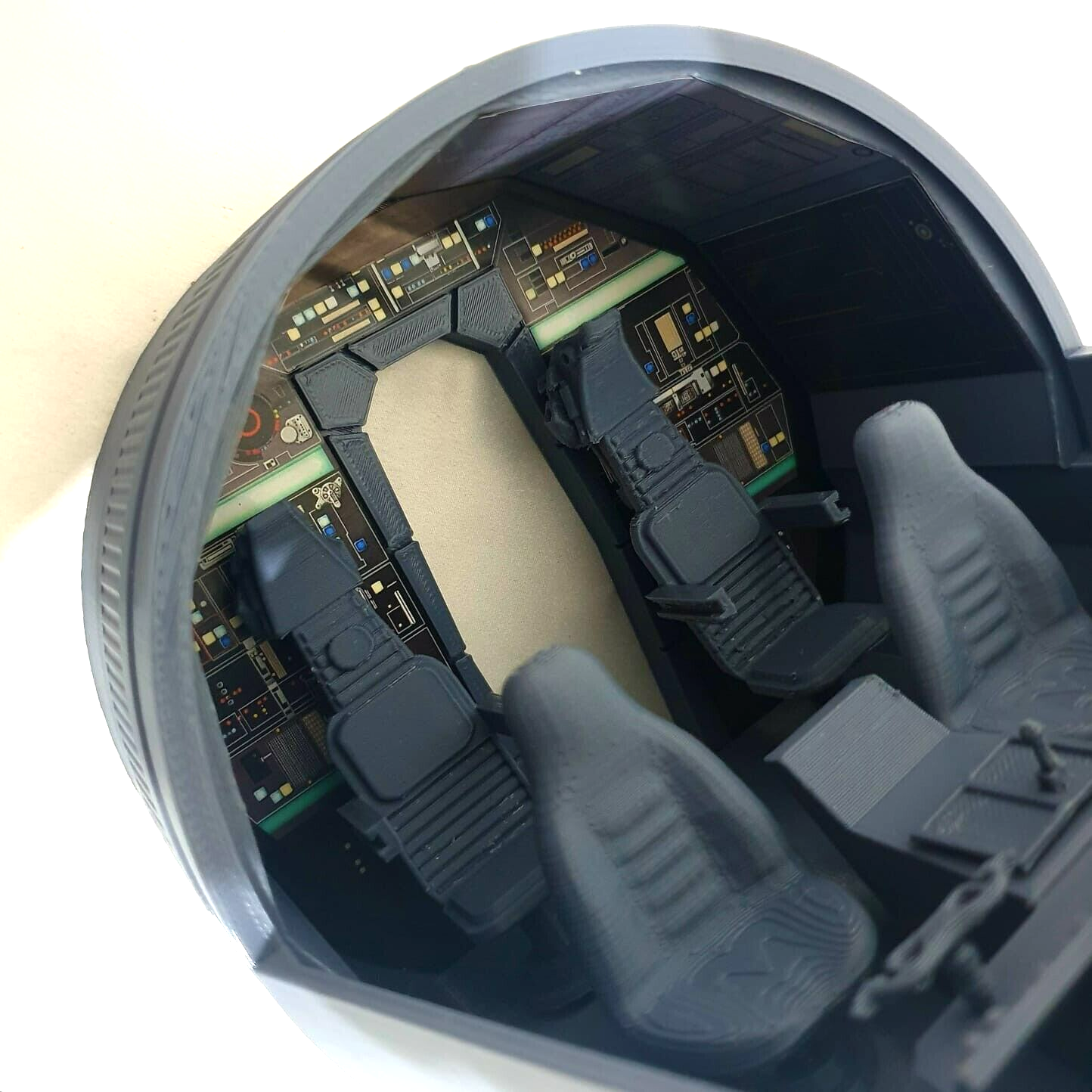 Custom Millennium Falcon Cockpit Diorama for 1:72 scale Figure | eBay