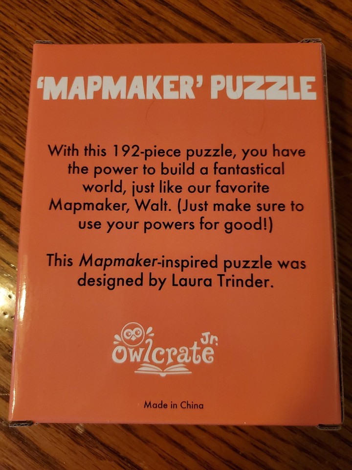 Owlcrate Jr. 192 Piece Mapmaker Puzzle | eBay