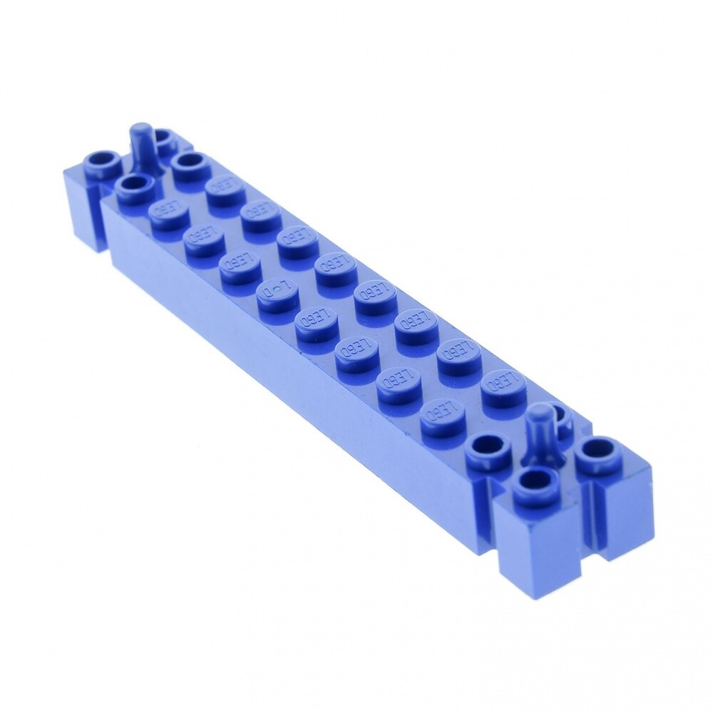 1x Lego Stütze blau 2x12 Stein Pin an jedem Ende Träger 7074 47118 ...