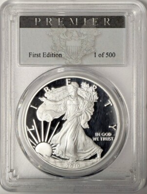 2019-W Proof American Silver Eagle PCGS PR 70 DCAM Premier Label - E52 ...