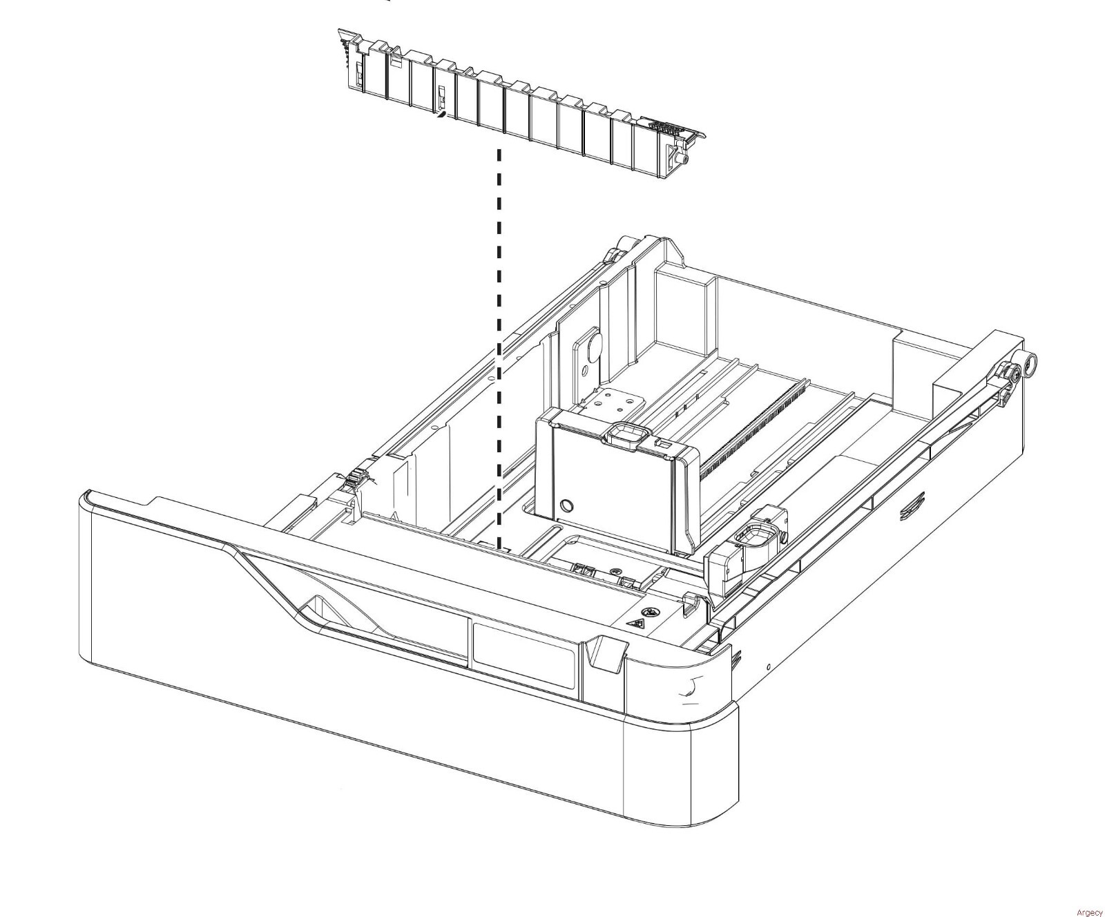 Lexmark 41X1650 250 Sheet Tray Insert for B2865dw MS725dvn MX725adve ...