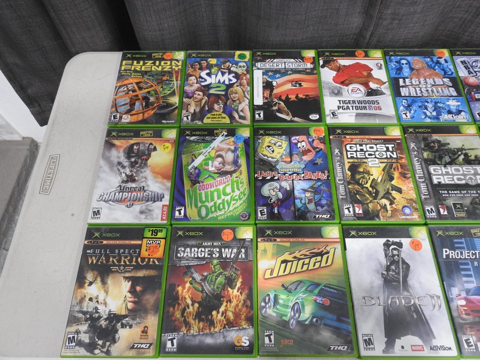 Lot Of 21 Original XBOX Games | eBay