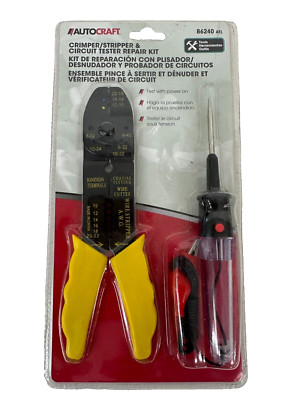 AutoCraft 86240 Crimper/Stripper & Circuit Tester Repair Kit | eBay