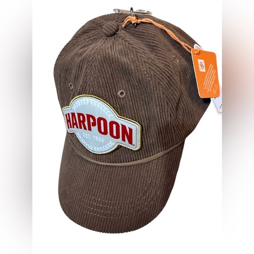 Harpoon brewery Brown Corduroy Hat OS NWT | eBay