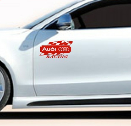 AUDI RACING A3 A4 A5 A6 A8 Q3 Q5 Q7 TT RS4 S4 Decal sticker emblem logo ...