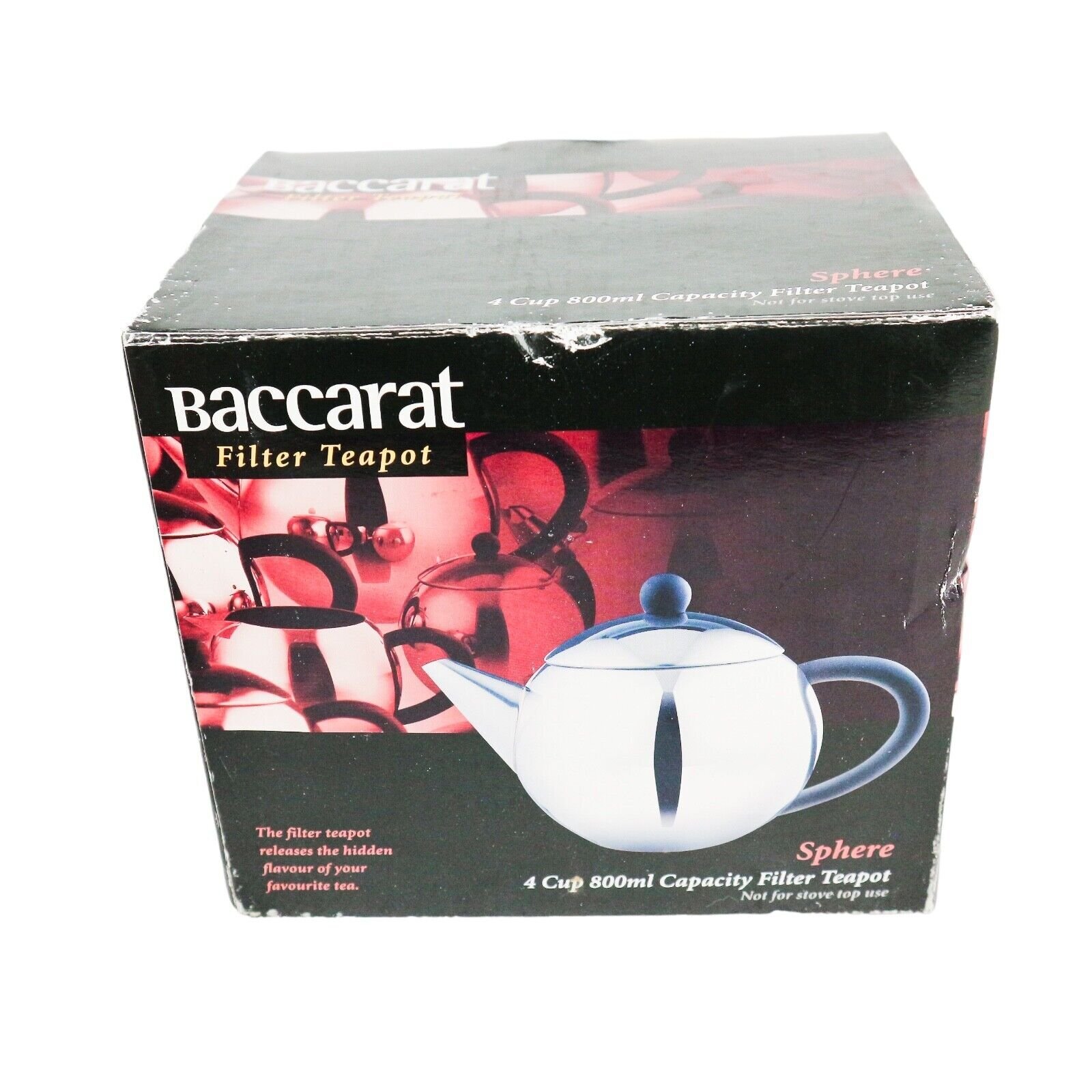Baccarat Filter Sphere Teapot with Infuser 800ml | eBay