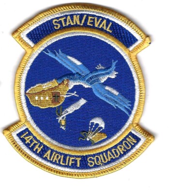 PATCH USAF 14TH AIRLIFT SQ AS STAN/EVAL AS-17 | eBay