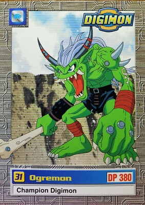 Ogremon 29/34 Digimon Trading Card Animated Series | eBay