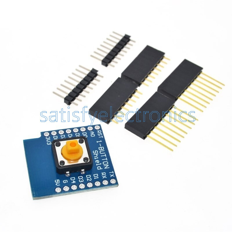 One Button Shield For WeMos D1 Mini Button Nodemcu Lua Arduino ...