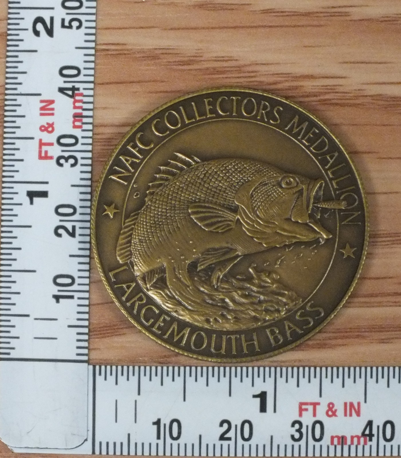 NAFC Collectors Large Mouth Bass Collectors Series 1 Medallion / Coin ...
