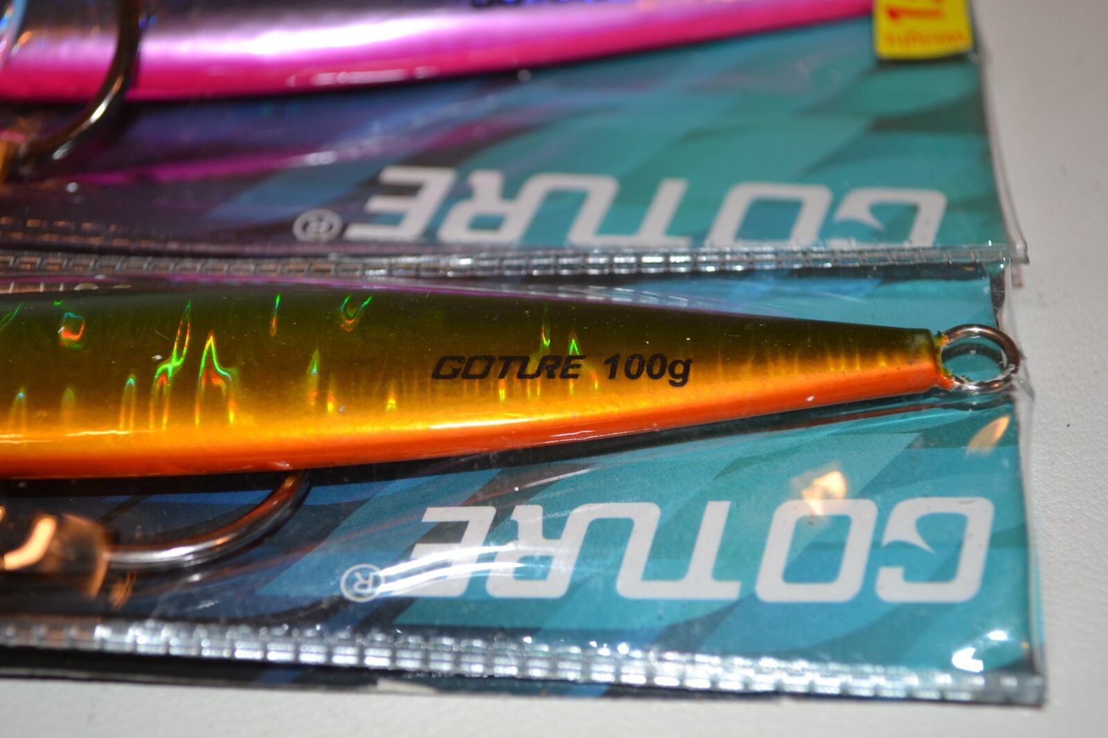 3pcs GoTure Fishing Jig Lures Butterfly Saltwater Metal Spoon Tuna ...