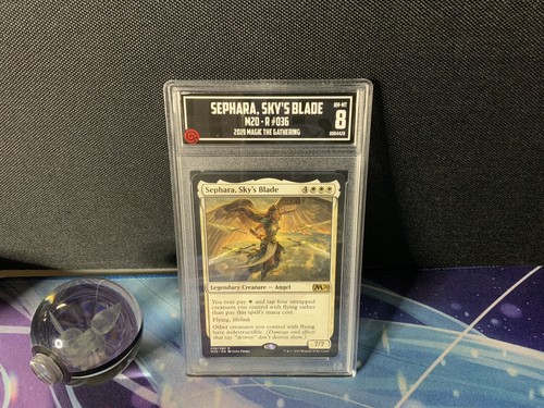 TCCG 8 PSA 8 Sephara, Sky's Blade ~ Near Mint Core 2020 M20 MTG Graded ...
