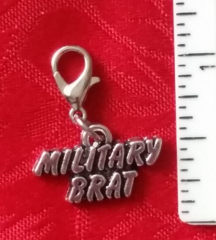 MILITARY ANTIQUE SILVER CHARM -LOVE MY SOLDIER - MILITARY MOM - WIFE ...
