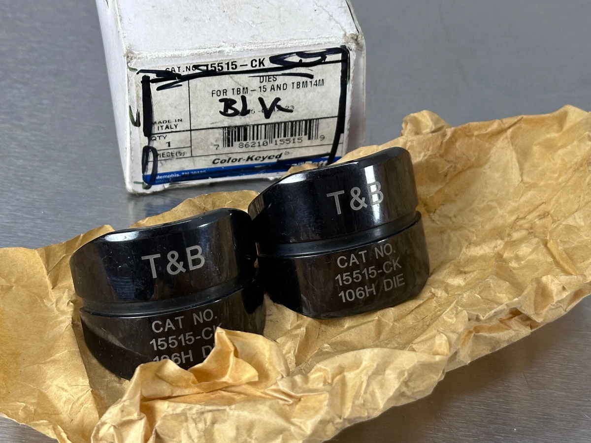 THOMAS BETTS 15522 CRIMPING DIES WITH DIE CODE 24 BLUE FOR, 51% OFF