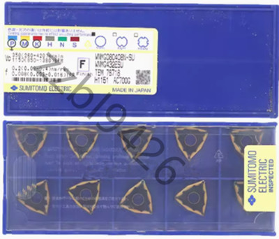 10PCS WNMG080408N-SU AC700G WNMG432ESU SUMITOMO CNC carbide inserts ...