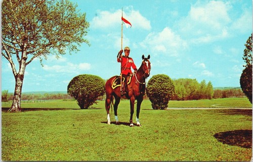 RCMP Mountie on Horse Flag Royal Canadian Mounted Police Unused ...