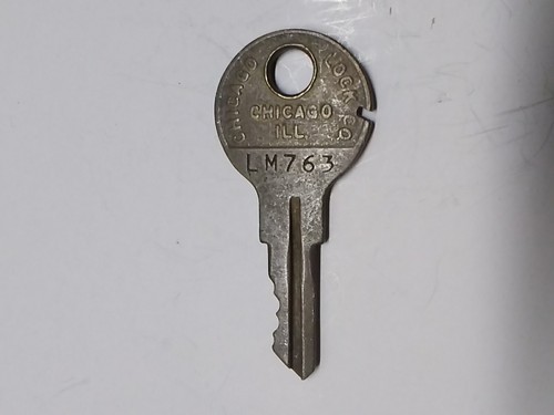 Chicago Lock Brass Key LM763 LM 763 Coin-op Vending Machine | eBay