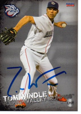 Tom Windle 2018 Lehigh Valley IronPigs Signed Card | eBay
