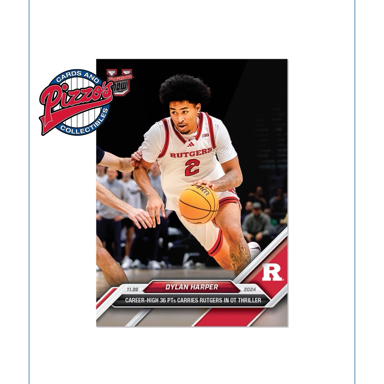 Dylan Harper Rutgers - 2024-25 Bowman U NOW Basketball Card: 18 In Hand ...