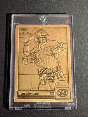 1992-94 Highland Mint Topps Mint-Cards Bronze #G36 Joe Montana | eBay