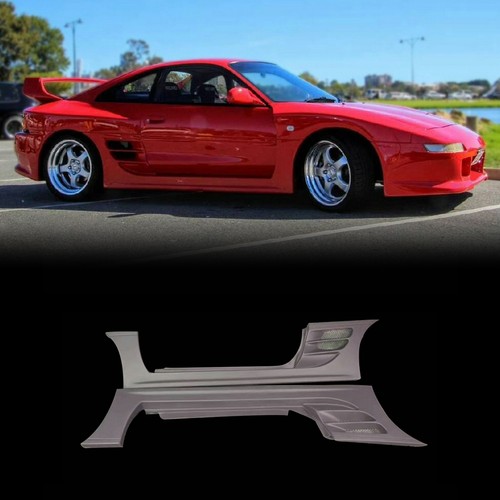 For Toyota MR2 SW20 TR Type Wide Body FRP Unpainted Side Lip Side Skirt ...