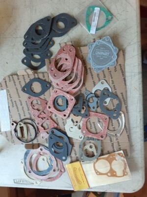 Large British Car Gasket Lot Mostly Carburetor STK 10 | eBay