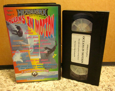OCEANS IN MOTION surfing 1994 Kelly Slater & Shane Powell extreme ...