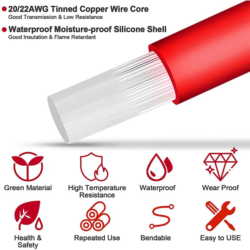 Ec3 To Ec5 Adapter 6PCS JST Plug Splitter JST Male Female Y Cable JST Y ...