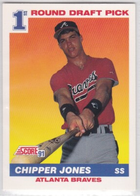 M) 1991 Score Baseball Trading Card - 1st Round Draft Pick - Chipper ...