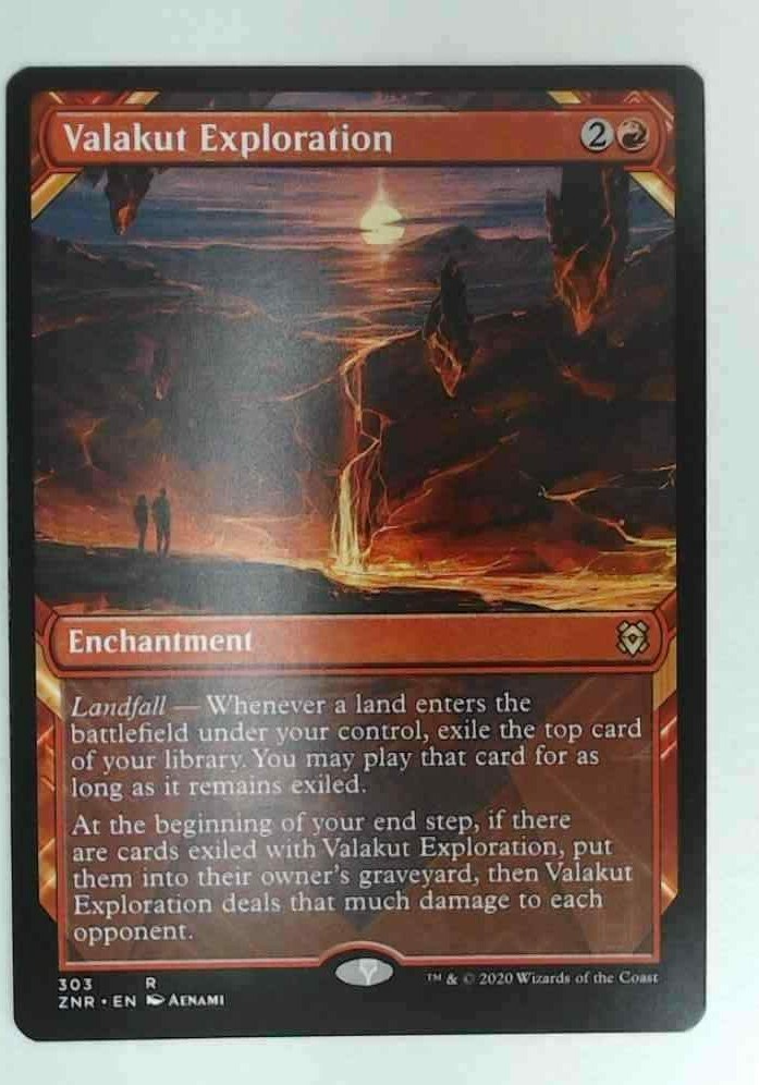 MTG - Showcase - Valakut Exploration (Extended Art) - Zendikar Rising ...